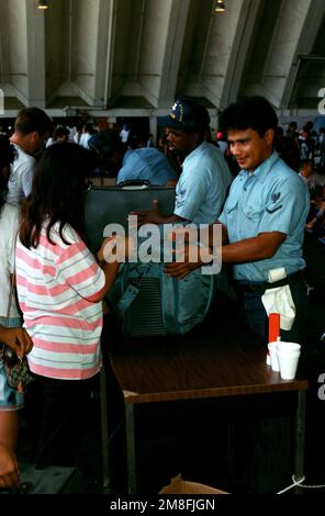 After the volcanic eruption of Mount Pinatubo Caldera, Olongapo ...