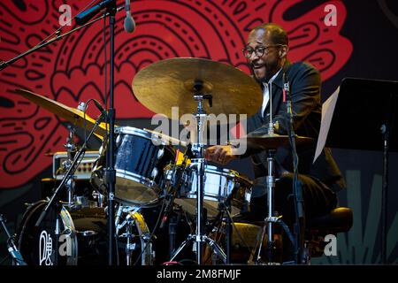 Brian Blade at the 65th Monterey Jazz Festival Stock Photo - Alamy