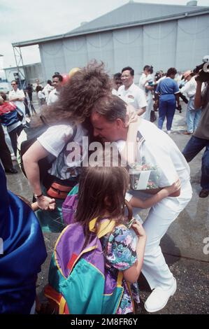 After the volcanic eruption of Mount Pinatubo Caldera, Olongapo ...