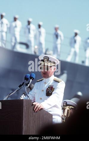 VADM David M. Bennett, commander, Naval Surface Force, Pacific Fleet ...