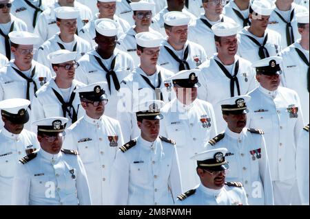 LCDR Louis Meier, left, executive officer of the guided missile ...