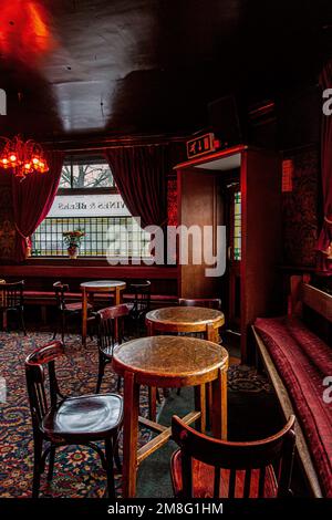The Palm Tree pub interior of east end bozzer,Mile End, London, England ...