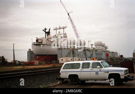 USNS Redstone (T-AGM-20 Stock Photo - Alamy