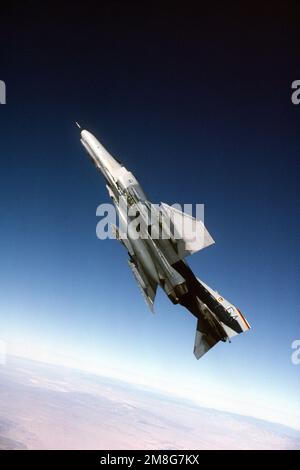A 35th Tactical Fighter Wing F-4E Phantom II aircraft approaches the ...