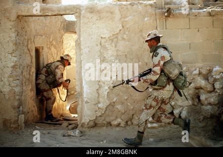 Soldiers of Co. A, 3rd Bn., 502nd Inf. Regt., 101st Airborne Div., use ...