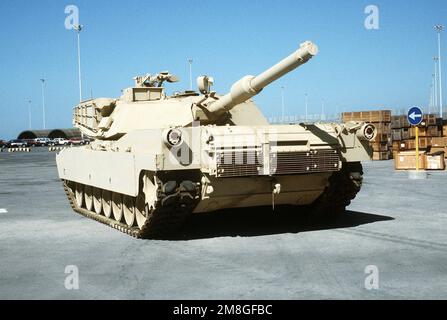 Armored combat vehicle painted in camouflage colors, armed with lethal ...