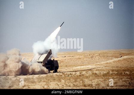 An Avibras ASTROS-II SS-30 rocket is launched from an ASTROS SS-30 ...