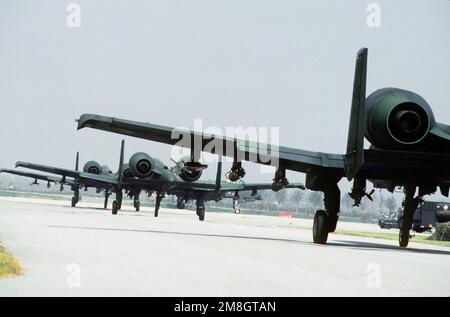 A pair of 19th Tactical Air Support Squadron (19th TASS) OA-10 ...