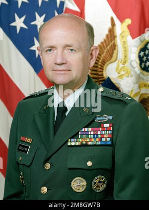 General Gordon R. Sullivan, CHIEF of STAFF, United States Army ...