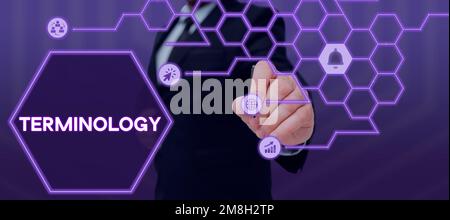 Inspiration showing sign Terminology, Internet Concept Terms used with ...