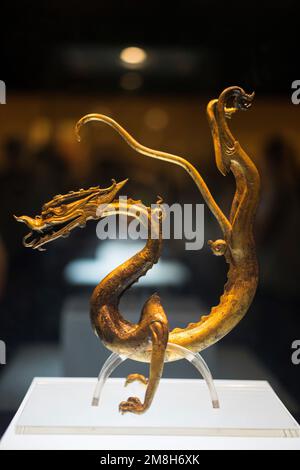 Gold copper core dragon Stock Photo - Alamy
