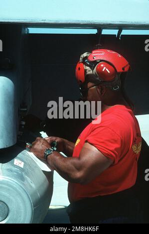 Mark 77 bomb loaded on FA-18 Stock Photo - Alamy