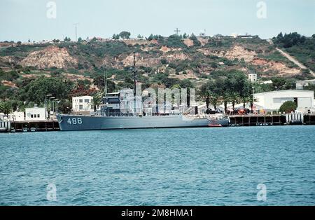 USS Conquest (MSO-488) in port, circa in 1993 Stock Photo - Alamy