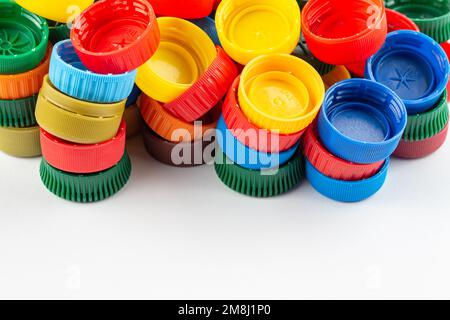 Different color bottle caps, excellent raw material for recycling ...