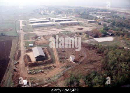 An aerial view of the main gate. Base: Vandenberg Air Force Base State ...