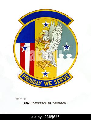 Approved insignia for: Comptroller Squadron. Country: Unknown Stock ...