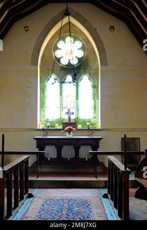 Simple Church Altar Stock Photo - Alamy