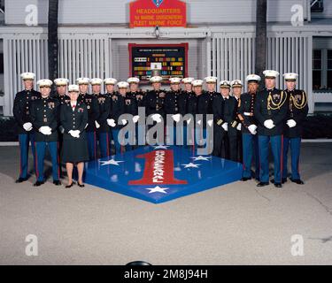 Exterior, MLS, MG Charles E. Wilhelm, USMC, Commanding General 1ST ...