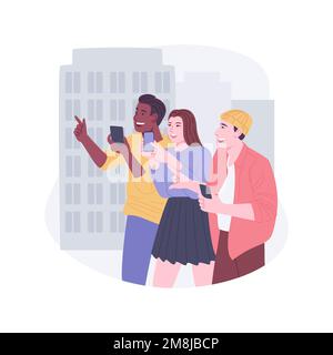 Complete tasks isolated cartoon vector illustrations Stock Vector Image ...