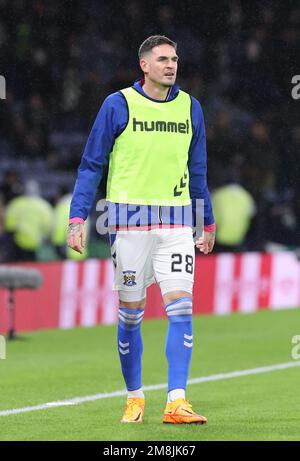 Kilmarnock's Kyle Lafferty during the warm up before the Viaplay Cup ...