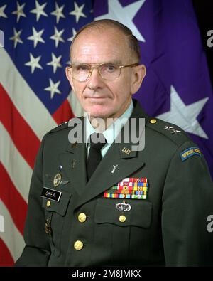Chaplain (Major Gen.) Donald W. Shea, USA. Uncovered Donaldshea Stock ...