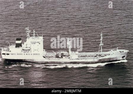 Starboard side view of the Russian merchant container cargo ship GOOD ...