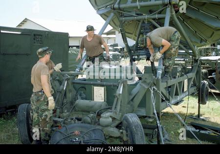 Members of the 3rd Combat Communications Group make the final ...