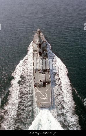 An aerial view of Battle Group 94 underway near Australia. The nuclear ...