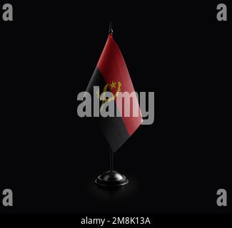 Small national flags of the Angola on a white background Stock Photo ...