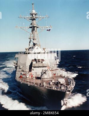 Aerial bow-on (off centerline) view of the Russian Northern Fleet ...