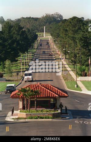 An aerial view of the base. Base: Vandenberg Air Force Base State ...