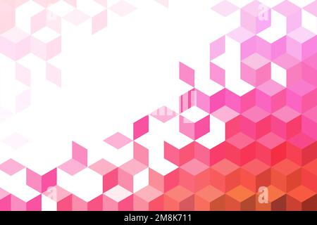 Colorful tridimensional blocks decorative background with copy space ...