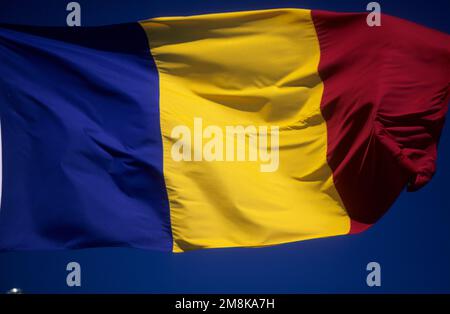 National flag/colours of Romania Stock Photo - Alamy