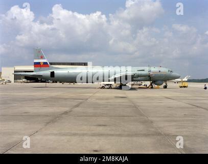 An air-to-air right side view of a T-38 Talon aircraft. The aircraft is ...