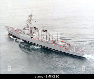 High oblique port quarter view of the nuclear-powered ballistic missile ...