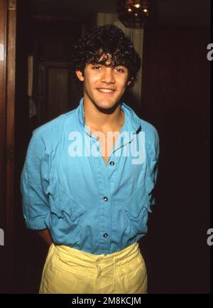 Charlie Rivera of Menudo at the Century Plaza Hotel, Los Angeles ...