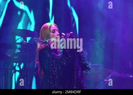 Actress Cecilia de la Cueva poses for photos during the purple carpet ...