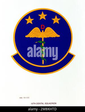 Approved insignia for: 15th Air Base Squadron. Country: Unknown Stock ...