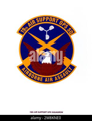 Air Force Organizational Emblem. 19th Special Operations Squadron Exact ...