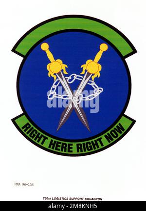 Air Force Organizational Emblem. 750th Operations Squadron Exact Date ...