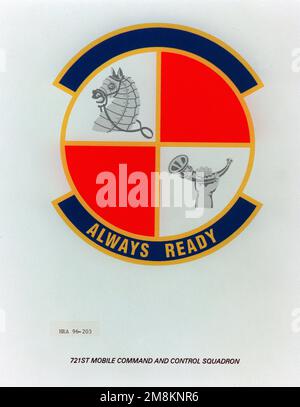 Air Force Organizational Emblem: 721st Air Mobility Squadron, Air ...