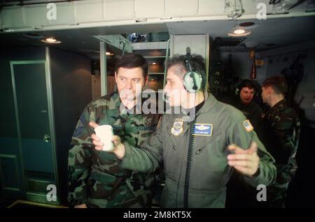Air Force commanders deployed to Taszar Air Base, Hungary greet Air ...