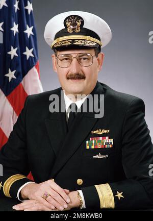 Rear Adm. (lower half) Joseph F. Mobley, USN selectee (uncovered ...