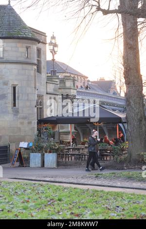 DYLS cafe bar by Skeldergate Bridge in the historic city of York at ...