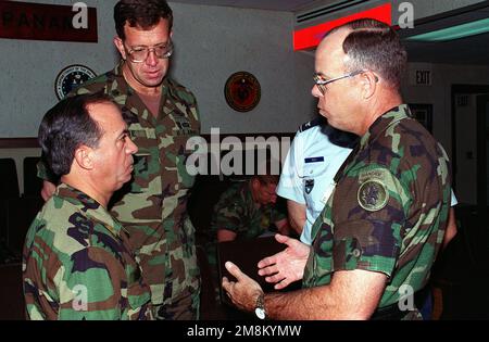 MAJ. GEN. Aguilera Bianchi, commander Bolivian Army, visits the US Army ...