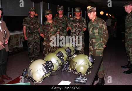 MAJ. GEN. Aguilera Bianchi, commander Bolivian Army, visits the US Army ...