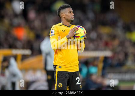 Wolverhampton, UK. 14th Jan, 2023. Daniel Podence #10 of Wolverhampton ...