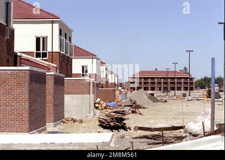 Construction on the barracks complex located on North Fort Lewis is ...
