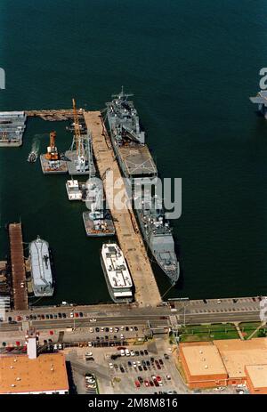 Aerial view of Section Base , Naval yards & naval stations, Section ...