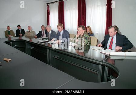 Ambassador Robert Frowick (right), Organization for the Security and ...